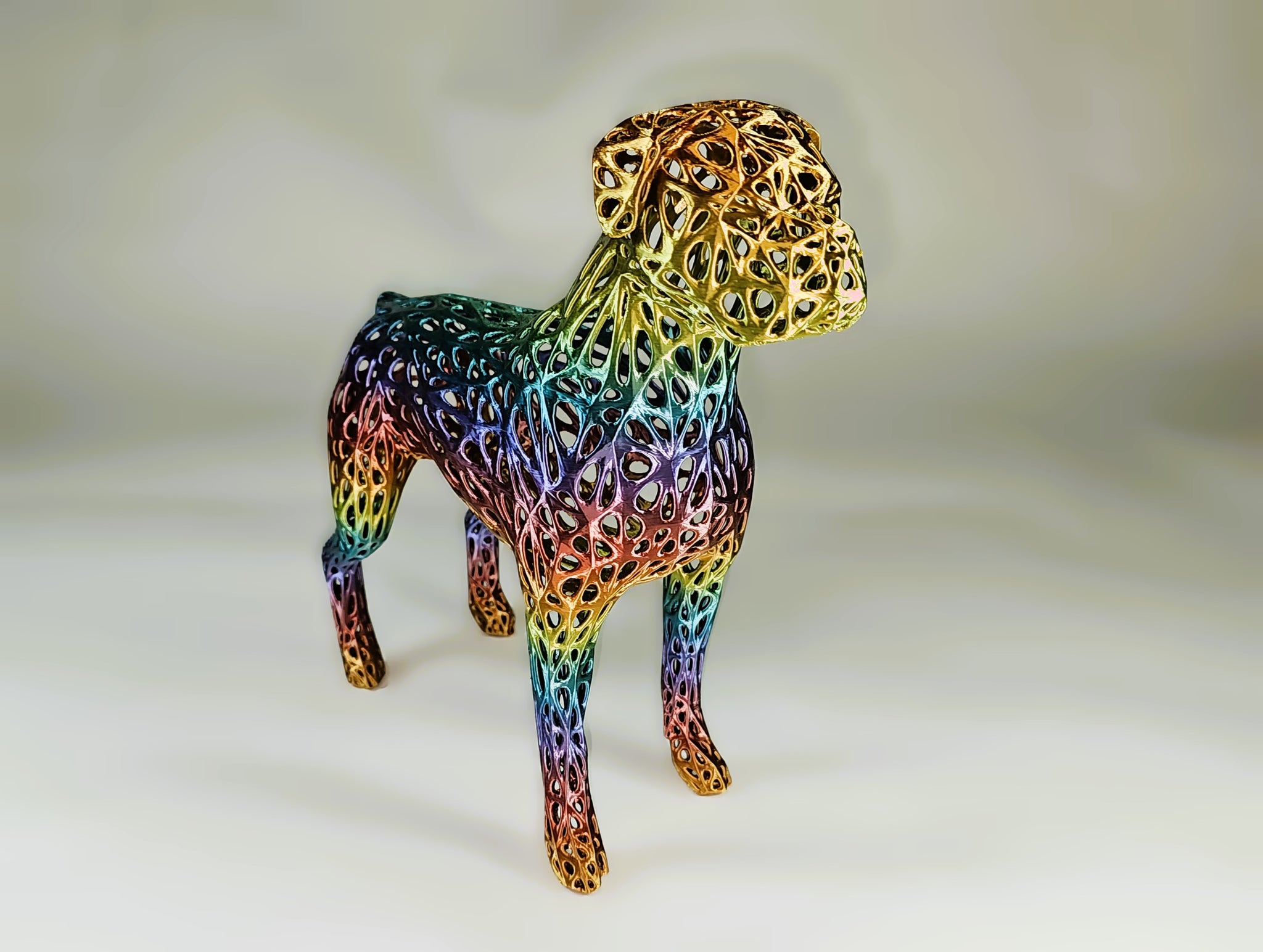 3D Printed Standing Boxer Dog Figure – Crackle3D